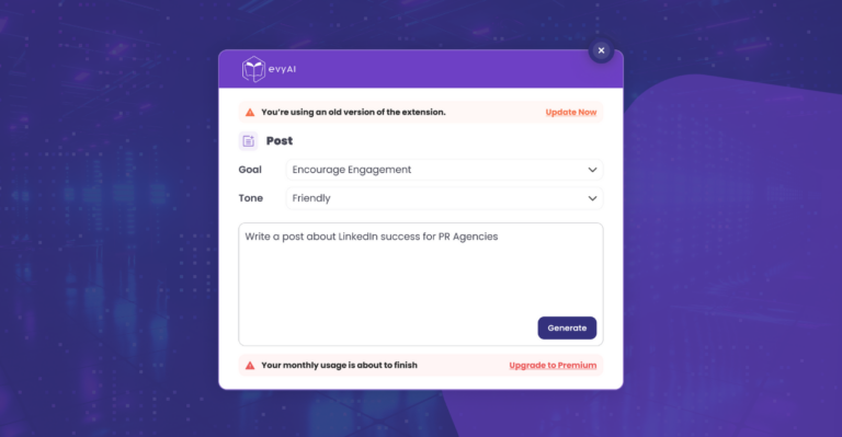 Updating the evyAI Chrome Extension